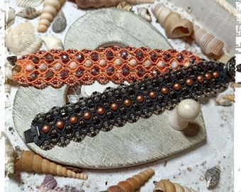 Micro Macrame Tutorial DIY Beaded Macrame Bracelet - Etsy