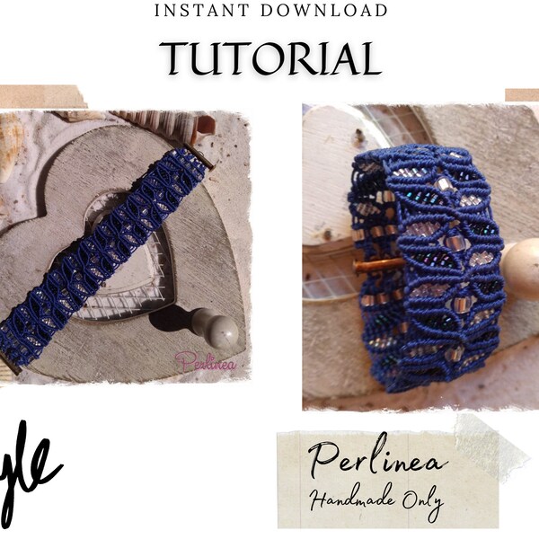 Macrame Bracelet Pattern - Etsy