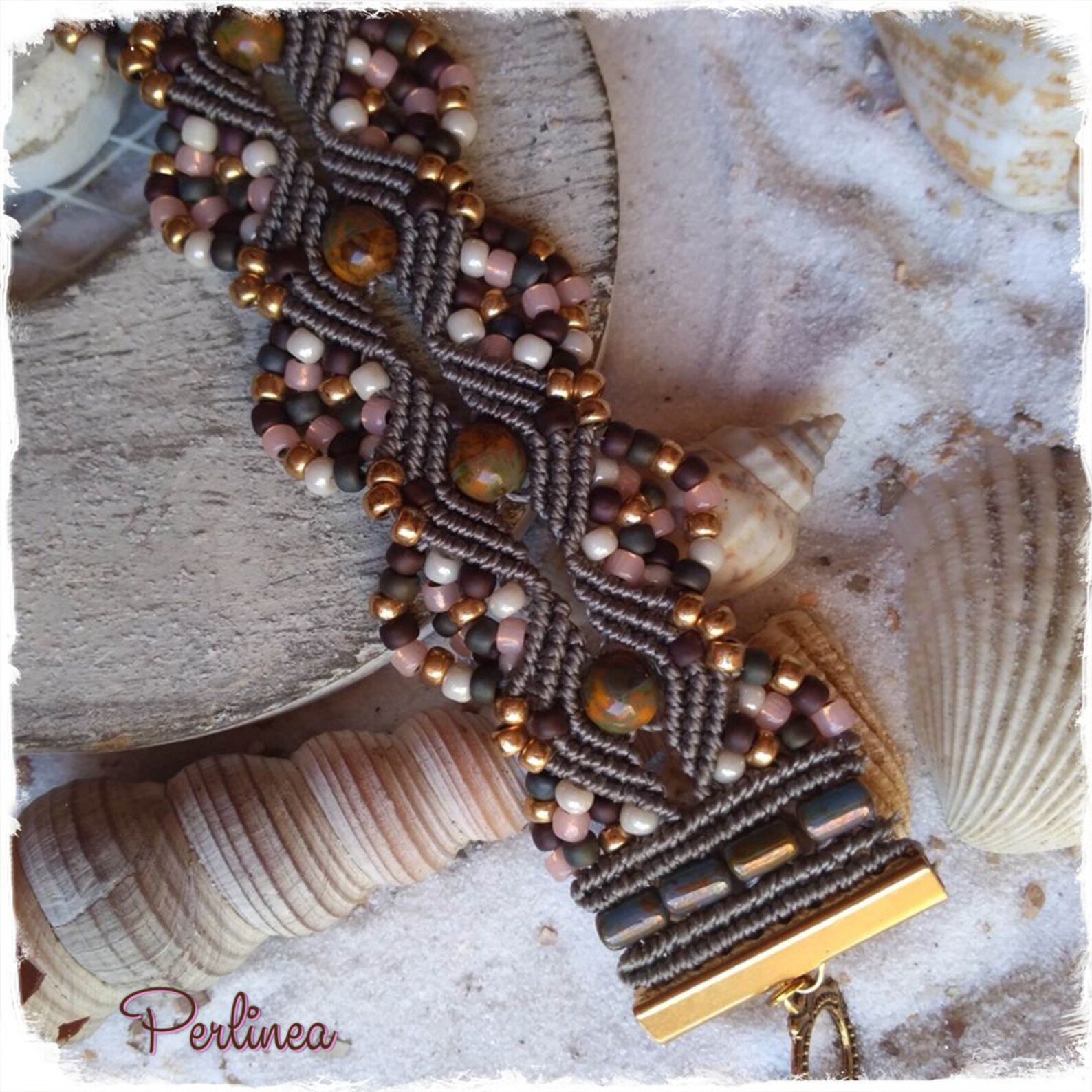 Micro Macrame Tutorial DIY Beaded Macrame Bracelet - Etsy Portugal