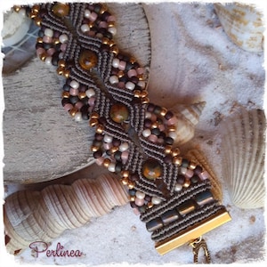 Micro Macrame Tutorial DIY Beaded Macrame Bracelet - Etsy Portugal