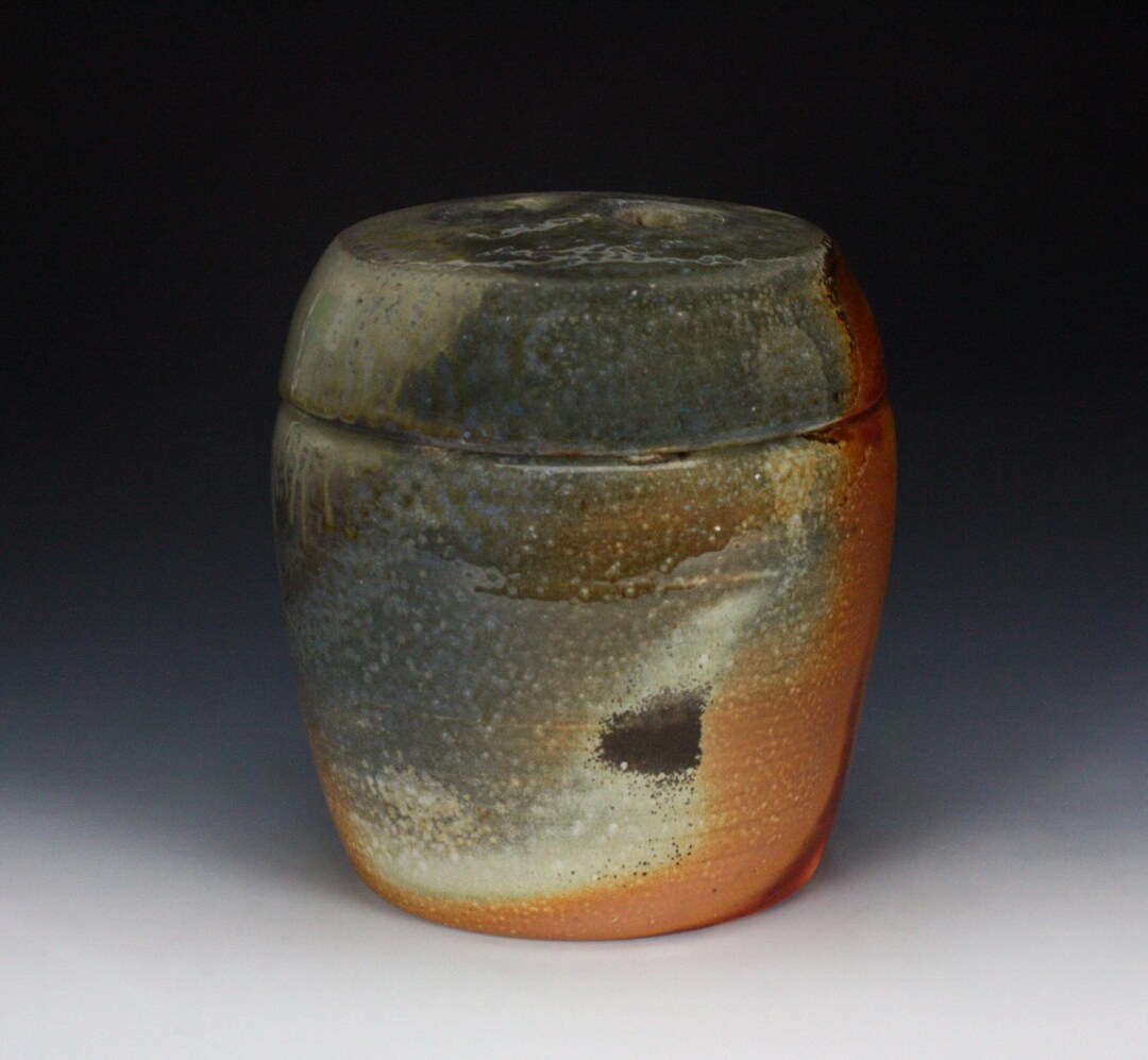 Two Finger Storage Jar, Wood Fired - Etsy