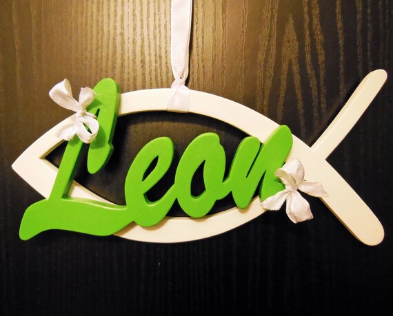 Jesus Fish Communion Confirmation Baptism or Confirmation | Etsy