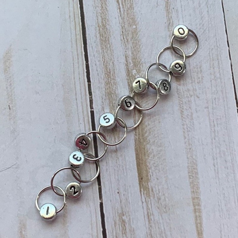 Knit Row Counter Markers - Etsy
