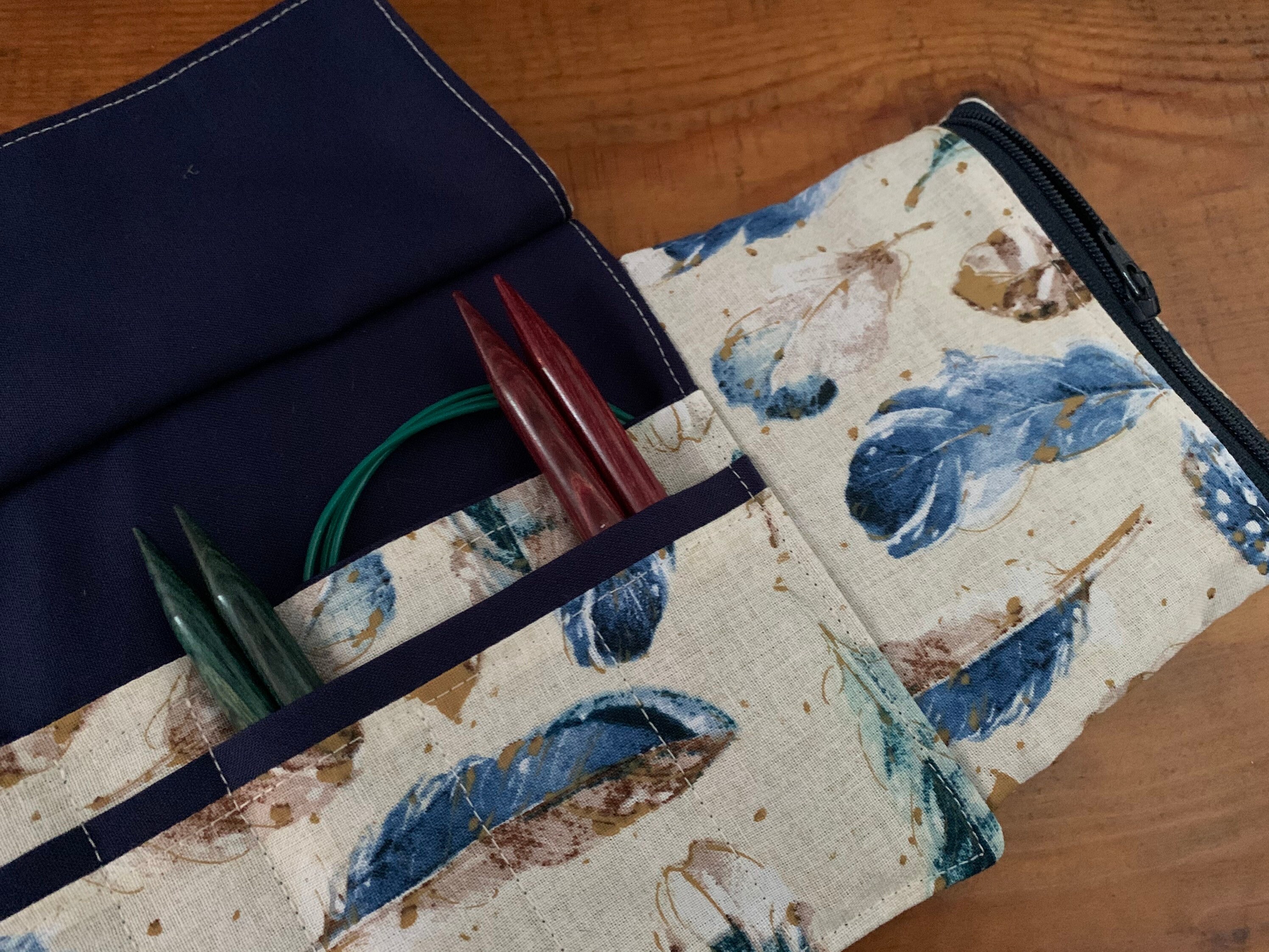 Interchangeable Needle Case Knitting Clutch Wallet for | Etsy