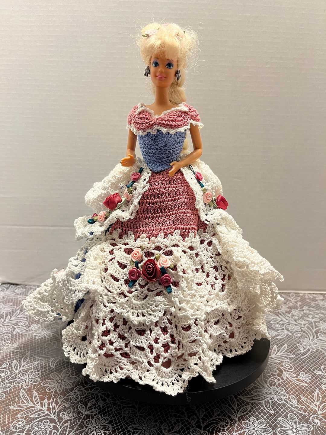 Vintage Fashion Barbie Doll Designs,crochet Barbie Doll, Crochet ...