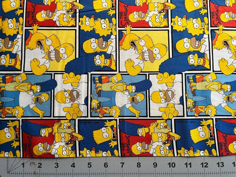 The Simpson Family Fabric by the Yard 100% Cotton Quilt Fabric - Etsy