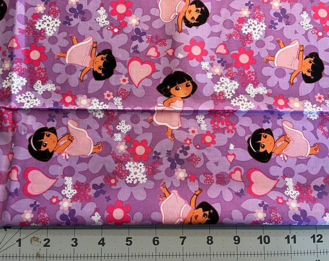 Dora the Explorer Fabric by the Yard, 100% Cotton Quilt Fabric - Etsy