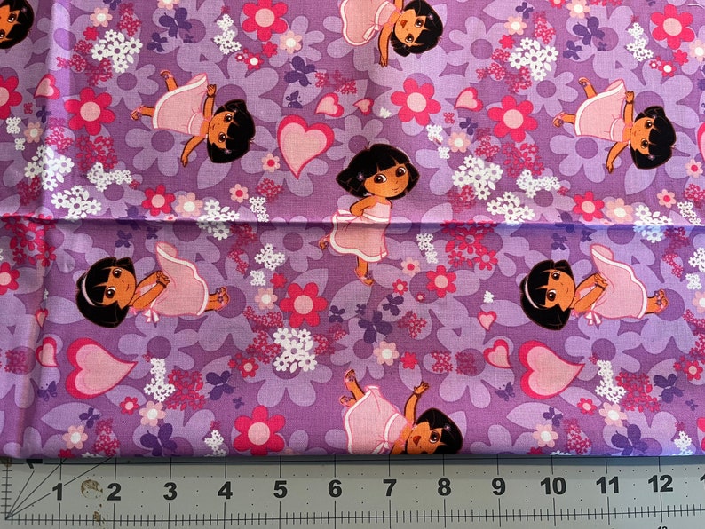 Dora the Explorer Fabric by the Yard, 100% Cotton Quilt Fabric - Etsy