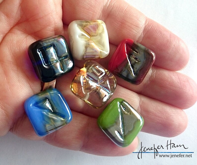 RUNES Set of 5 Viking Odin Player Markers by Jenefer Ham - Etsy