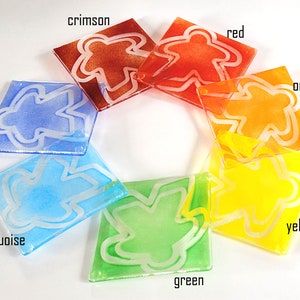 Meeple Coasters Board Game Glass Decor by Jenefer Ham - Etsy