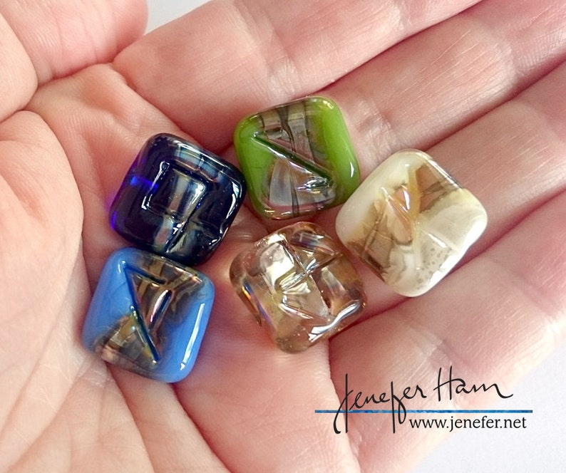RUNES Set of 5 Viking Odin Player Markers by Jenefer Ham - Etsy