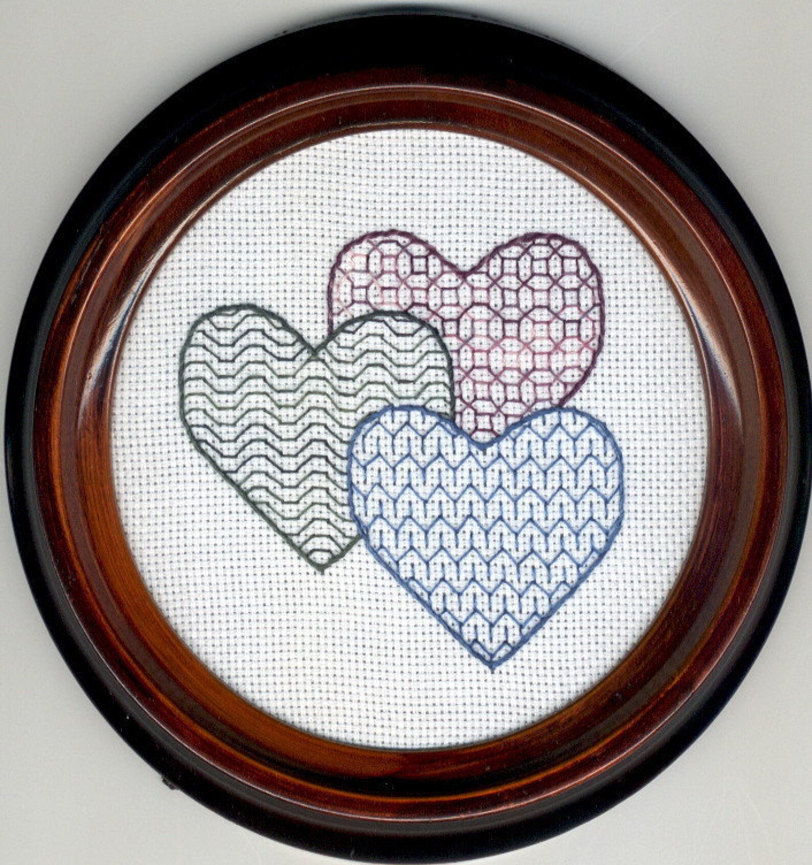 Blackwork Hearts - Digital Pattern for Download - Etsy