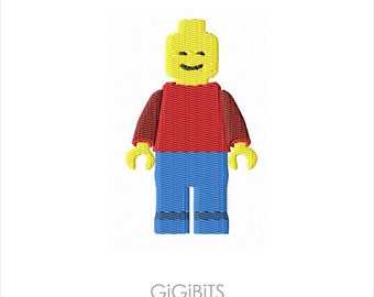 3D Building Blocks Filled Embroidery INSTANT DOWNLOAD | Etsy