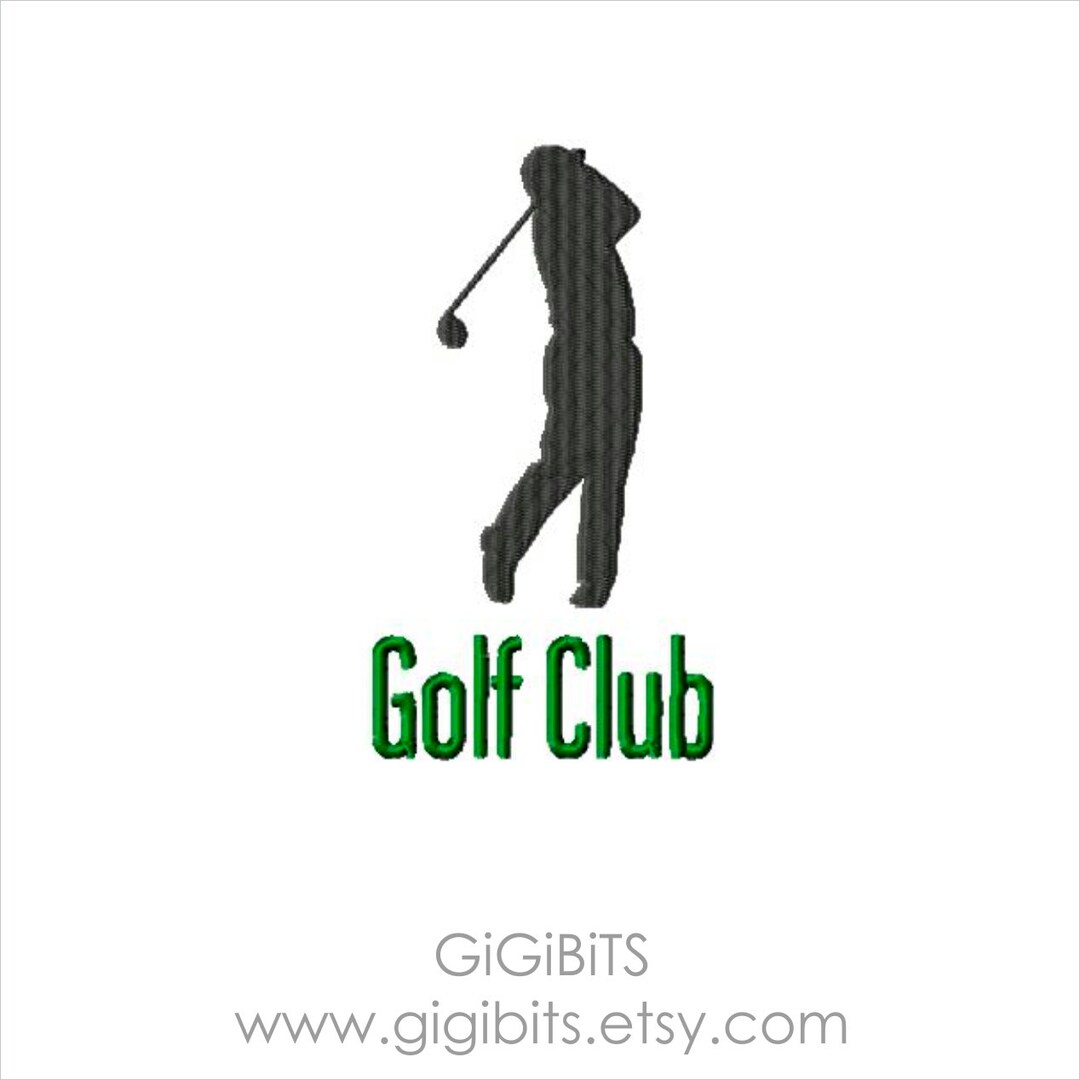 Golf Club Logo Embroidery Files INSTANT DOWNLOAD - Etsy