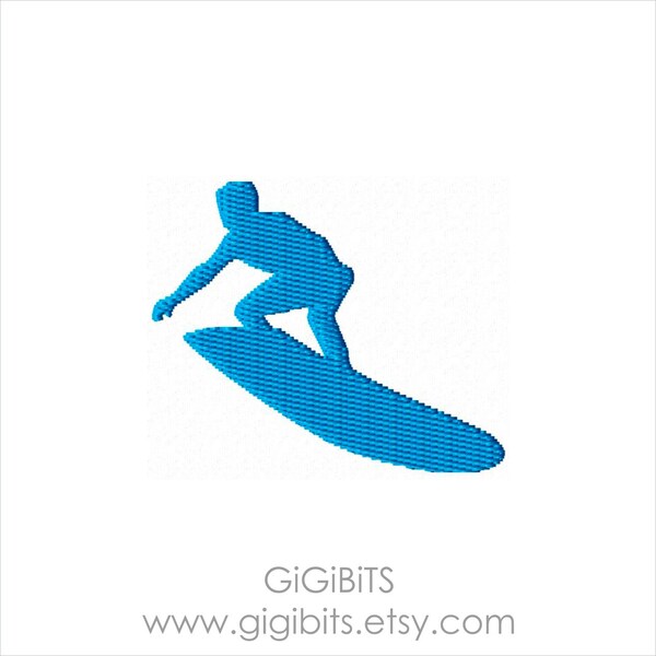Surfer Embroidery - Etsy