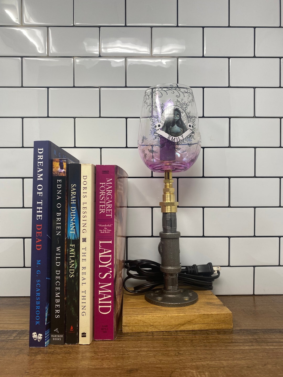 Corpse Bride Victory Wine Glass Candelabra Accent Lamp - Etsy