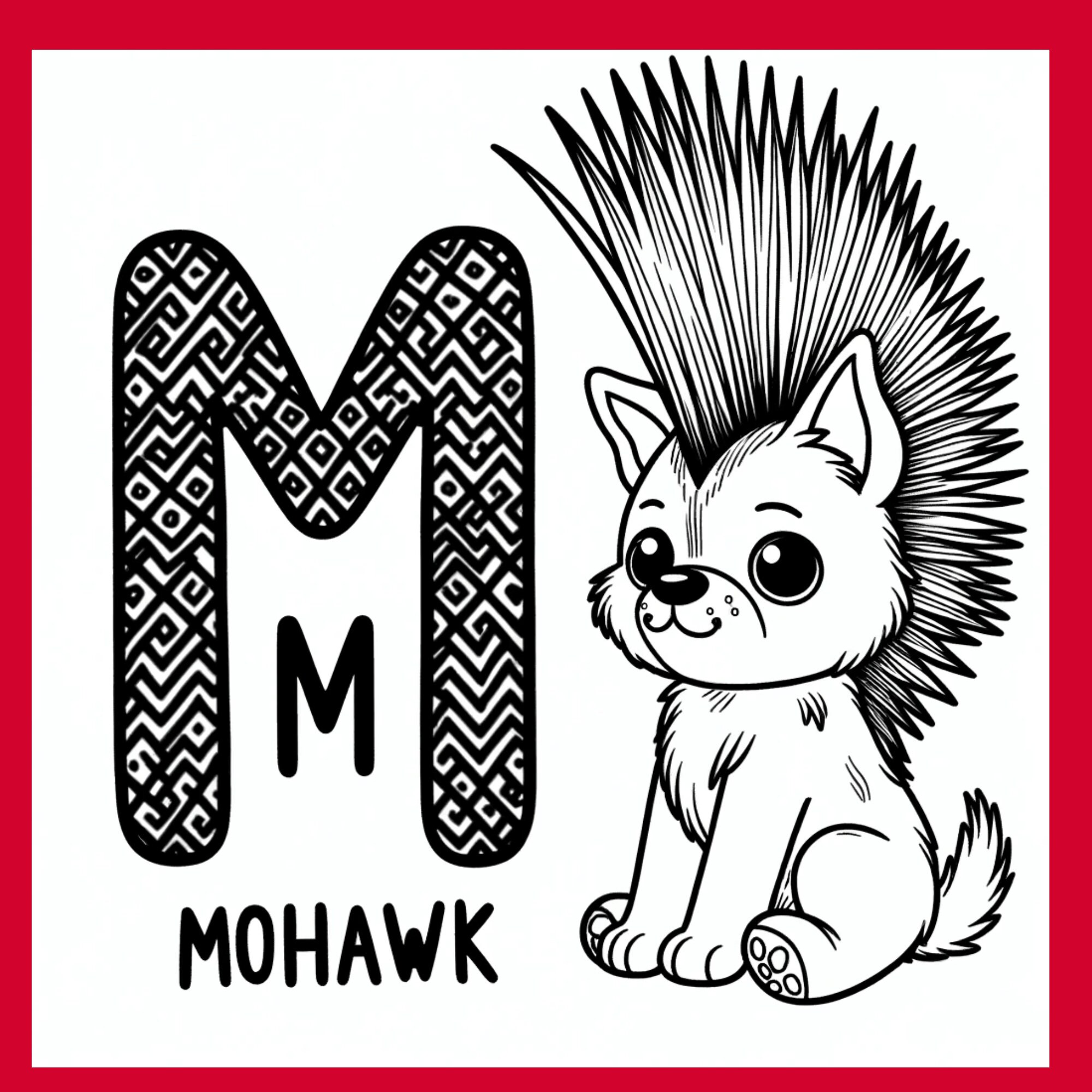 Printable Punk Rock Alphabet Coloring Pages for Preschool Kindergarten ...