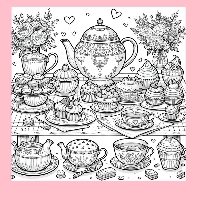 Printable Wedding Coloring Pages for Kids & Adults Bridal Shower ...