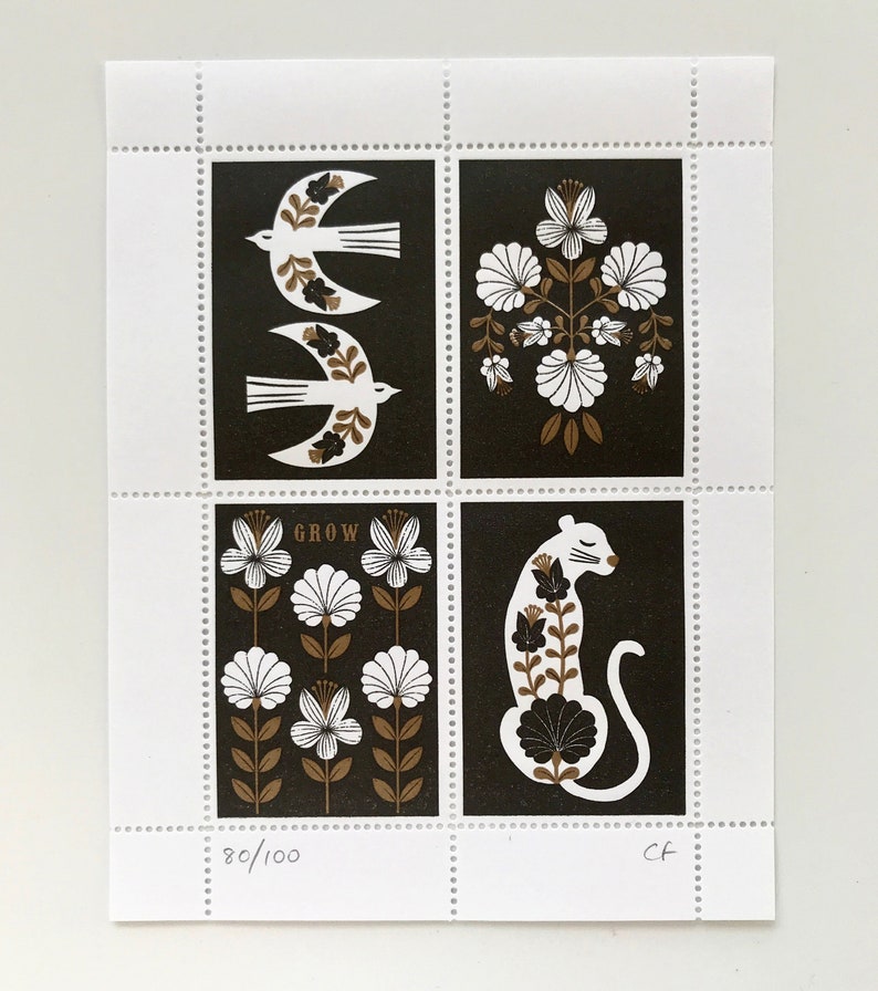 Artist Stamps Limited Edition Created in Collaboration With - Etsy UK