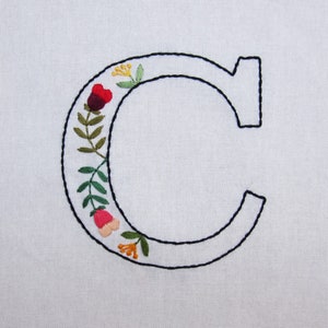 PDF Digital Download, Alphabet Embroidery Template Letter C - Etsy