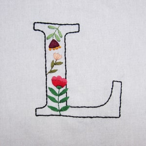 PDF Digital Download, Alphabet Embroidery Template Letter L - Etsy