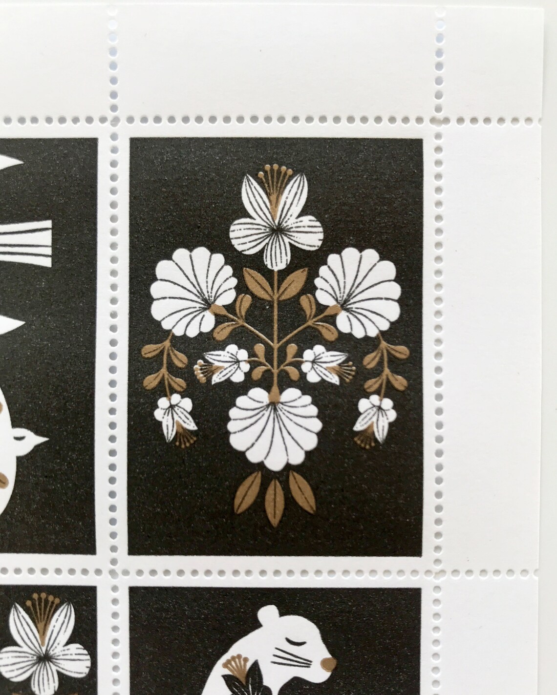 Artist stamps limited edition created in collaboration with | Etsy