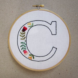 PDF Digital Download, Alphabet Embroidery Template Letter C - Etsy