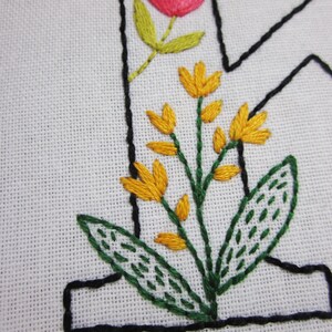 PDF Digital Download, Alphabet Embroidery Template Letter K - Etsy