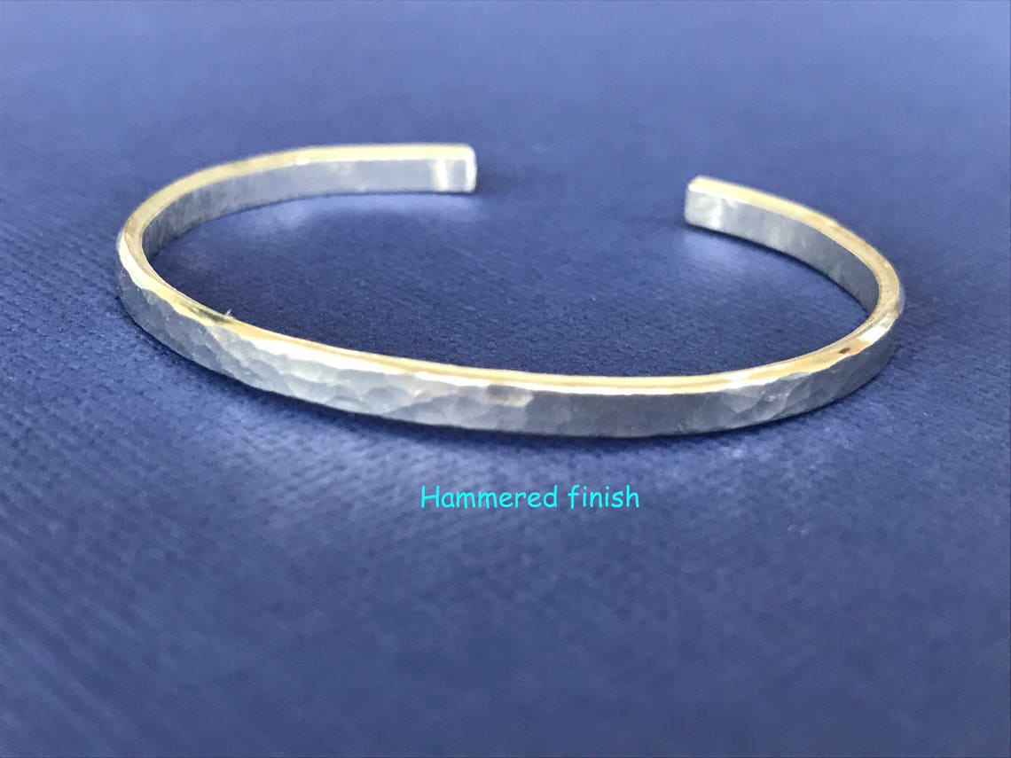 Adjustable Aluminum Cuff Bracelet Skinny Cuff Bracelet - Etsy