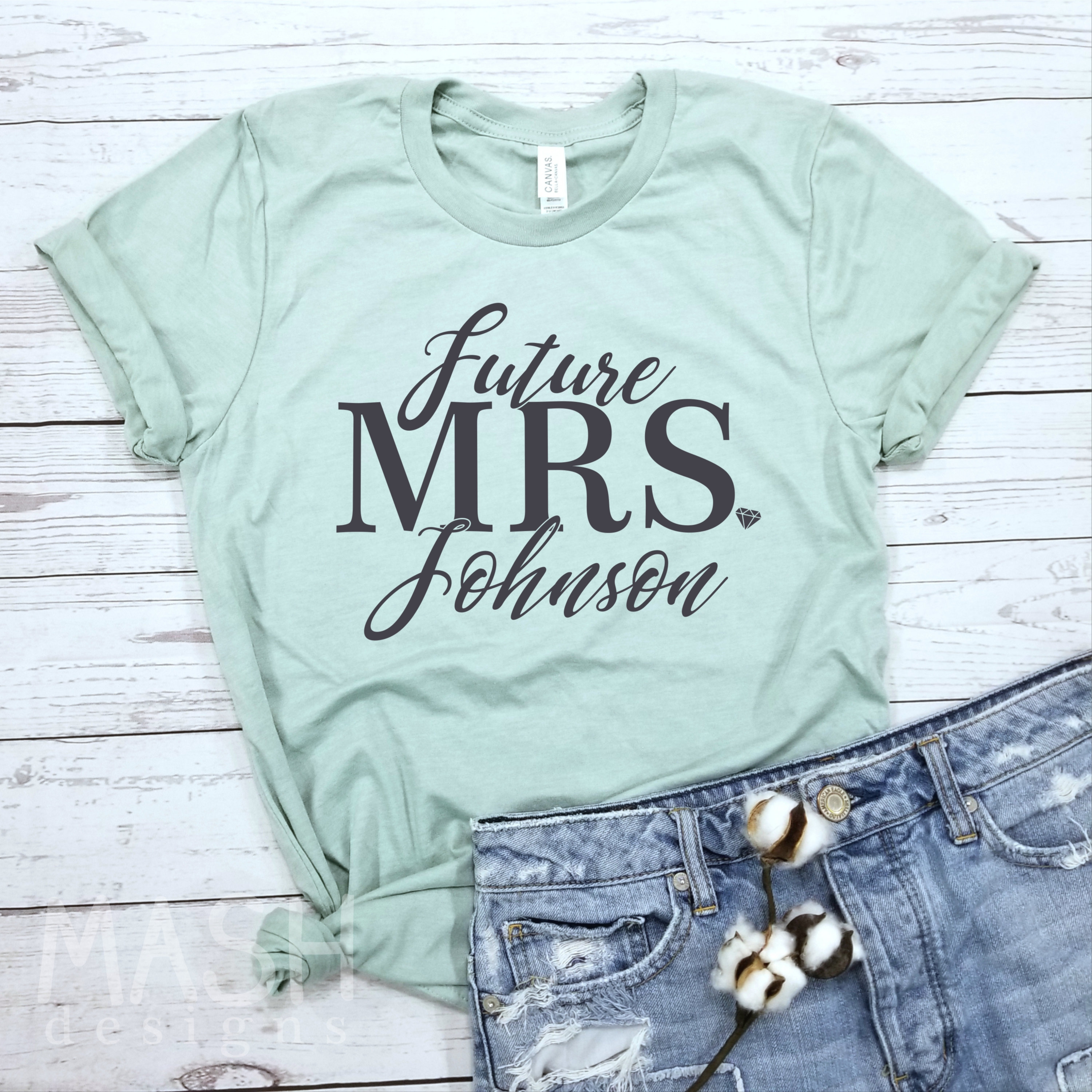 Future Mrs shirt future mrs engagement shirt soon to be | Etsy