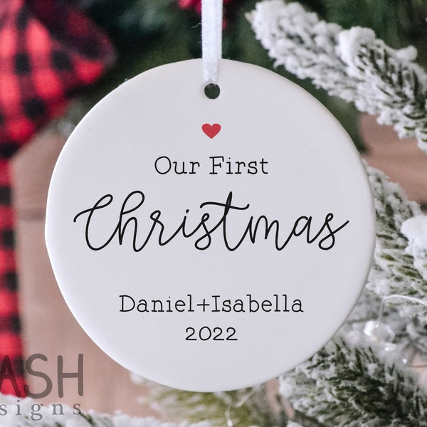 Our First Christmas Ornament - Etsy