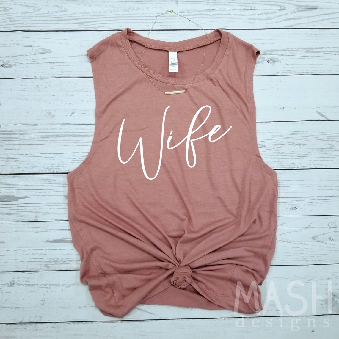 Wife Tank Wife Muscle Tank Honeymoon Tank Muscle Tank Just | Etsy