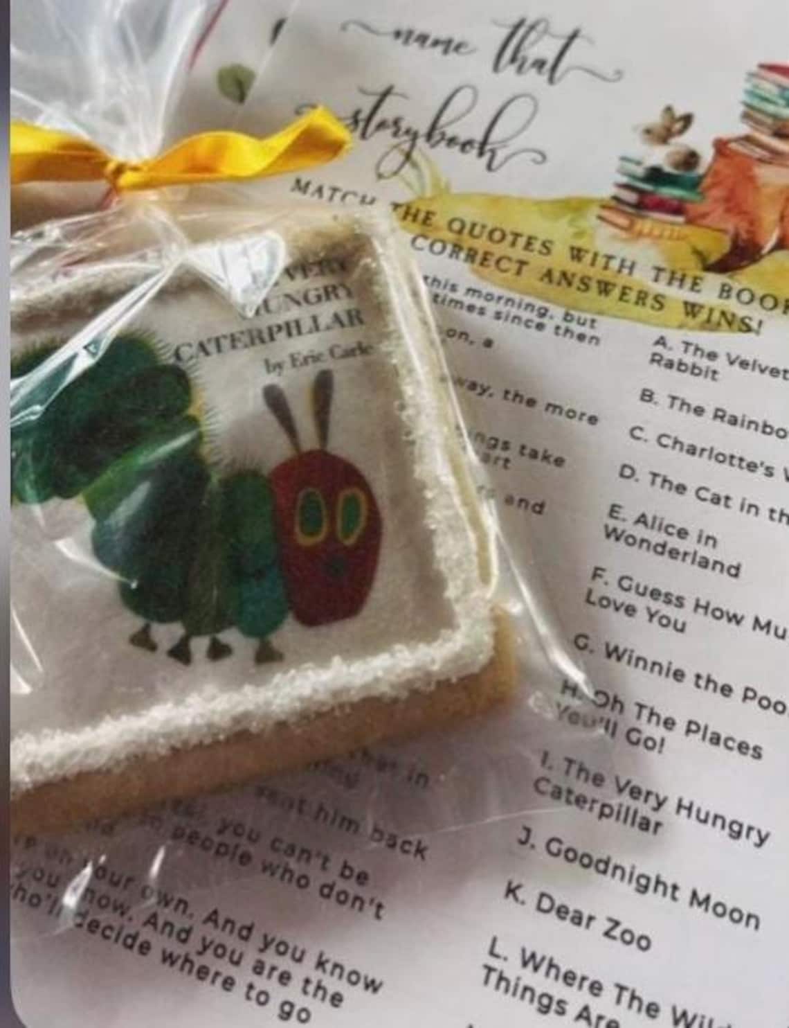 Storybook Theme Cookies - One Dozen - Etsy