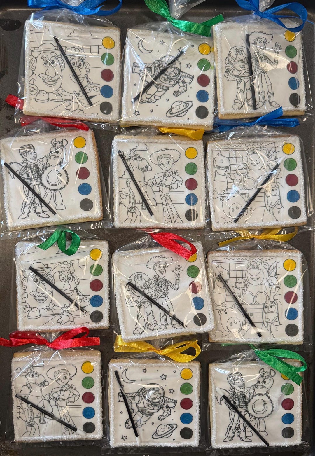 Toy Story Cookies - Large (4” X 4”) Paint Your Own - Etsy