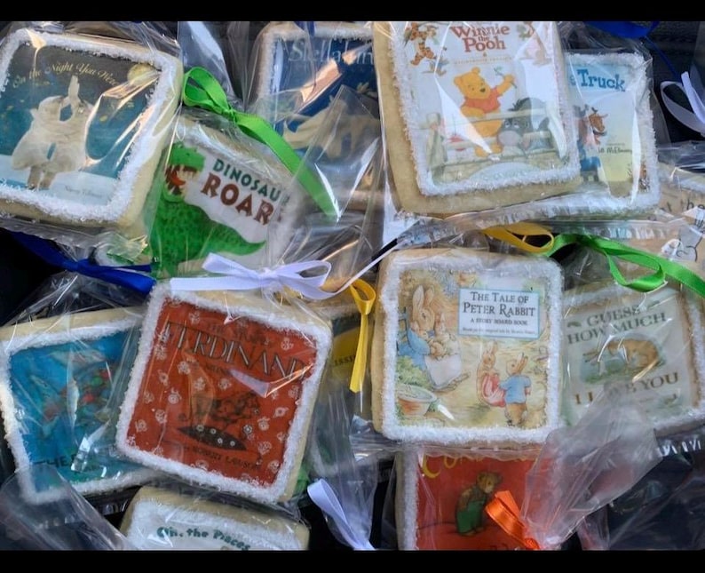 Story Book Theme Cookies - Book Theme Baby Shower - One Dozen - Etsy