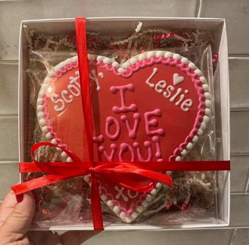 Happy Birthday Edible Cookie Gram; Big Cookies; Personalized Message ...