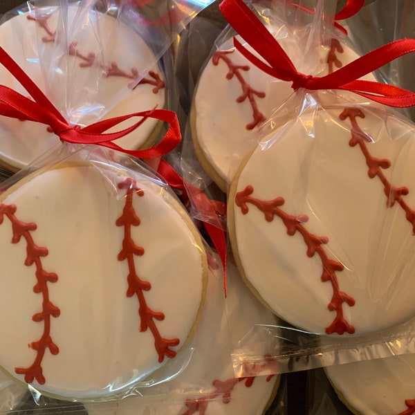 Baseball Cookies - Etsy