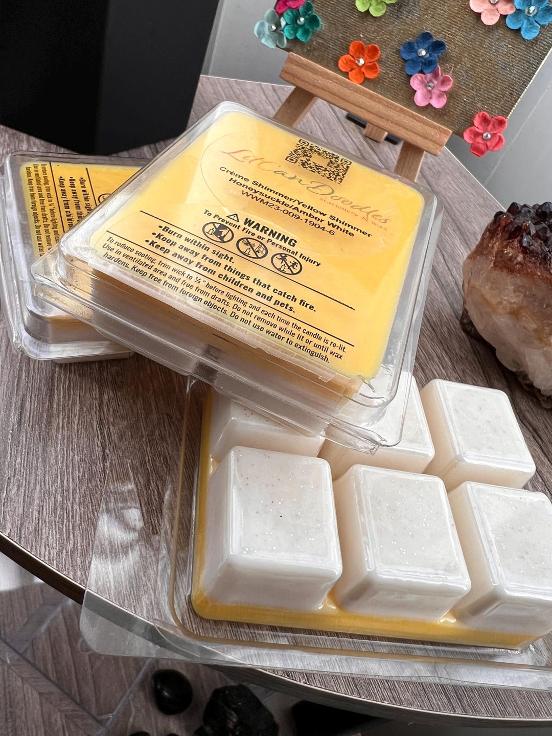 WAX TARTS CLAMSHELLS Cubes 6 Cav Duos Aromatherapy Strong Scents Clean ...