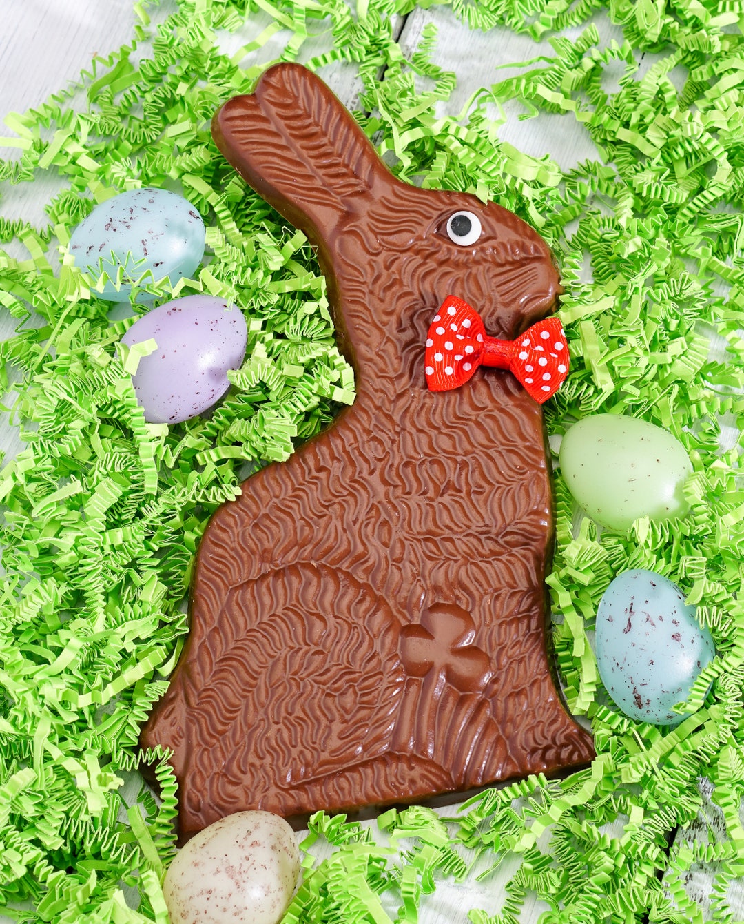 Solid Chocolate Easter Bunny Rabbit - Etsy