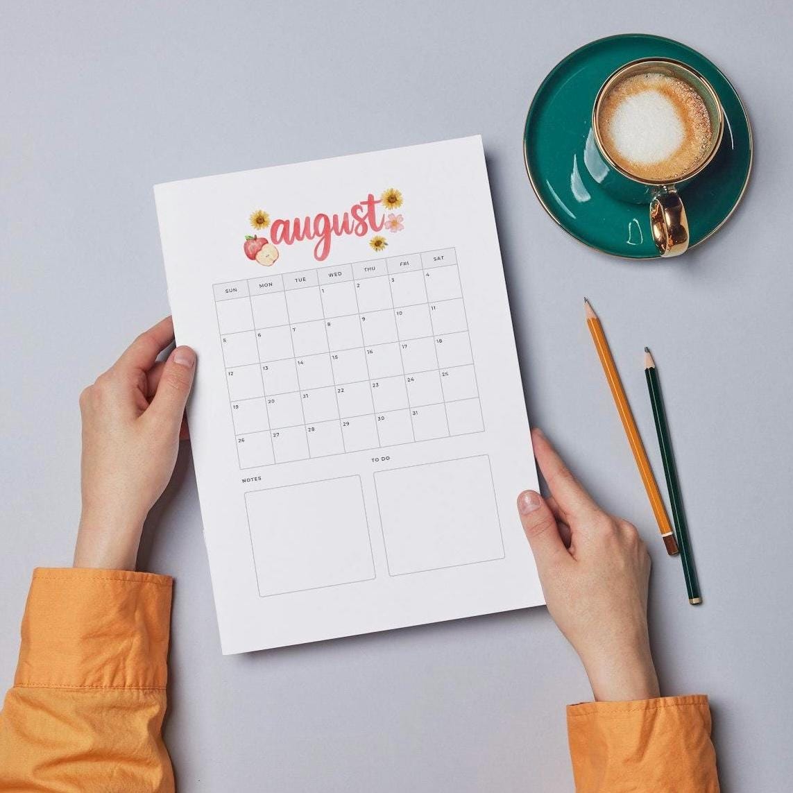 Watercolor Months of the Year Clipart: Hand-lettered PNG Bundle (300 ...