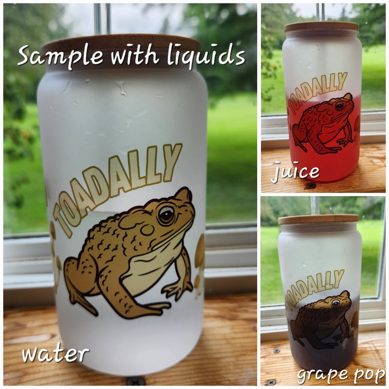 Addams Family Quote Frosted Can Glass - Etsy