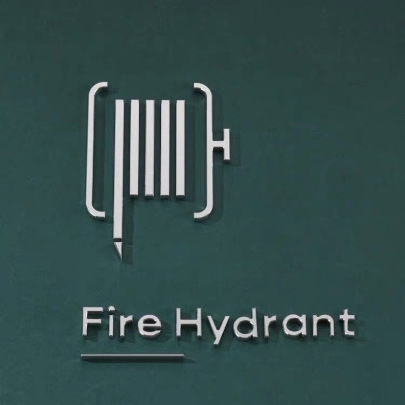 Luxury Matt Surface Aluminium Fire Extinguisher Sign, Fire Hydrant Sign ...