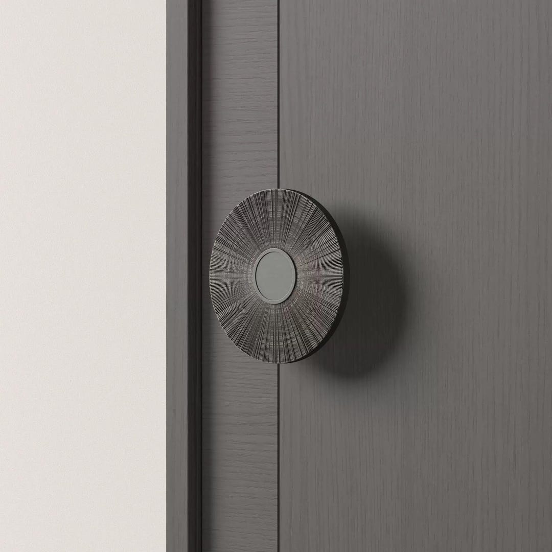 Luxury Modern Round Aluminium Double Sided Door Pull Handles - Etsy