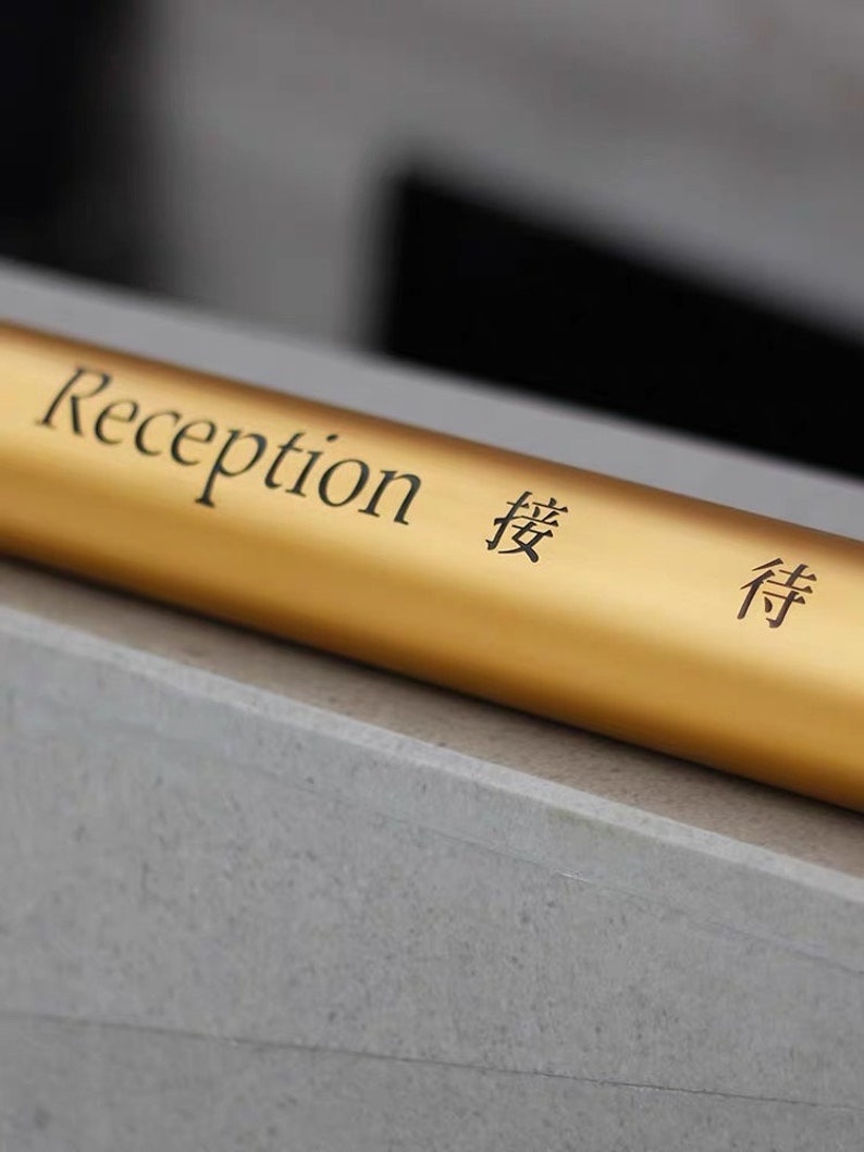 Luxury Aluminium Reception Area Sign Stand, Cashier Sign Stand - Etsy