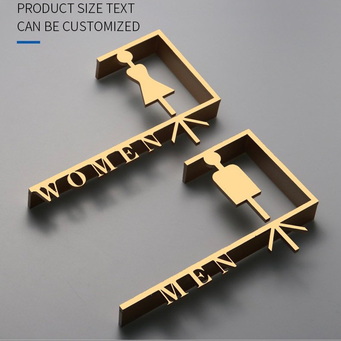 Custom Acrylic Washroom Sign Bathroom Sign Restroom Sign - Etsy