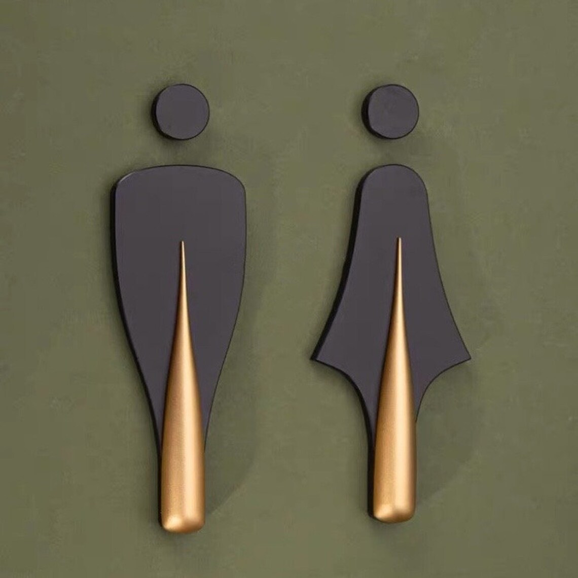 Luxury Aluminium Washroom Sign, Bathroom Sign, Restroom Sign, Toilet ...