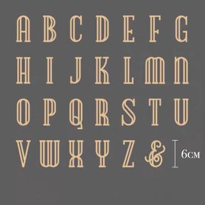 Custom Brass Alphabet Letter or Number Sign, Door Number Sign, Hotel ...