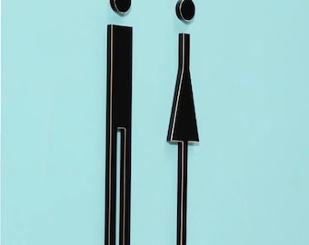 Luxury Aluminium Washroom Sign, Bathroom Sign, Restroom Sign, Toilet ...