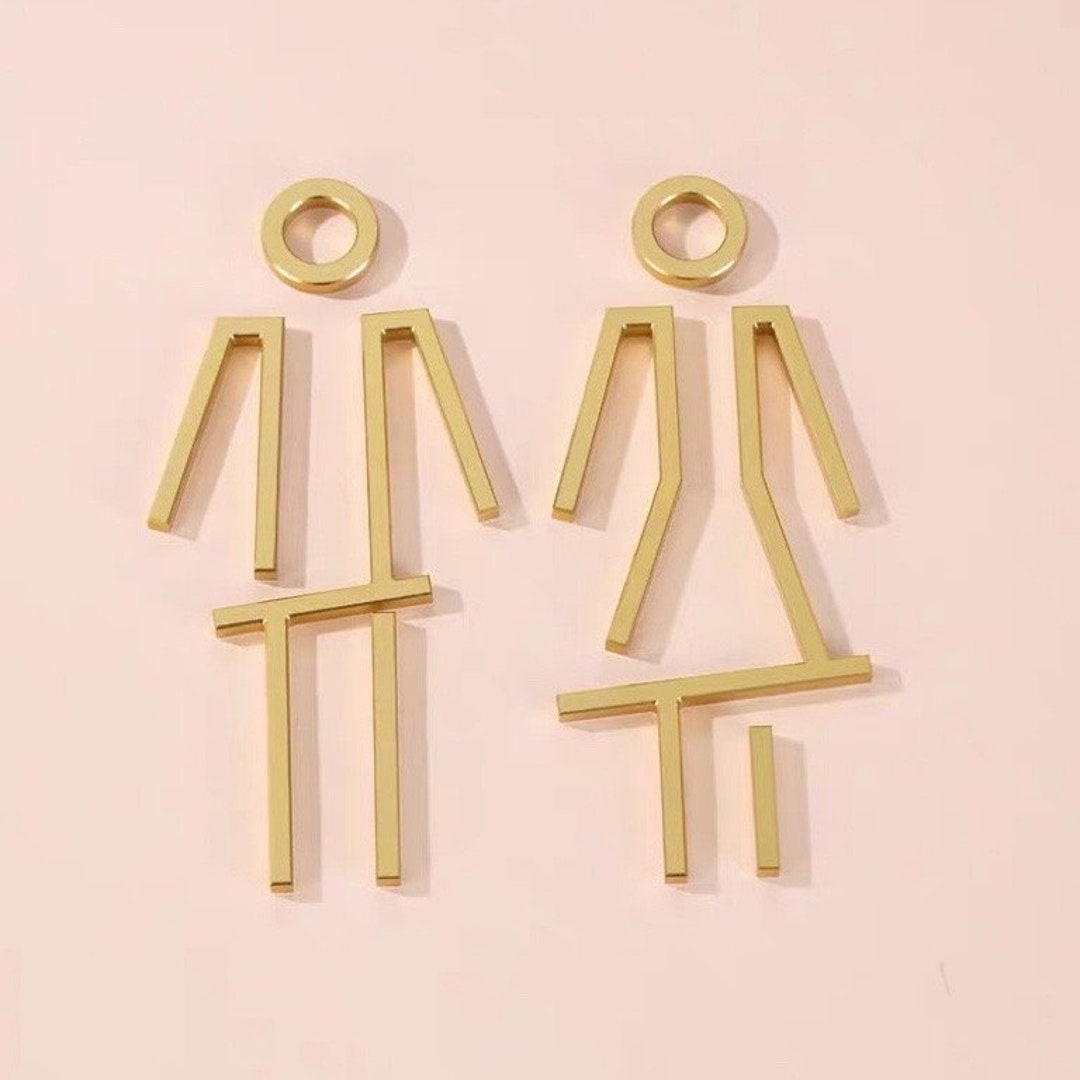 Luxury Aluminium Washroom Sign, Bathroom Sign, Restroom Sign, Toilet ...