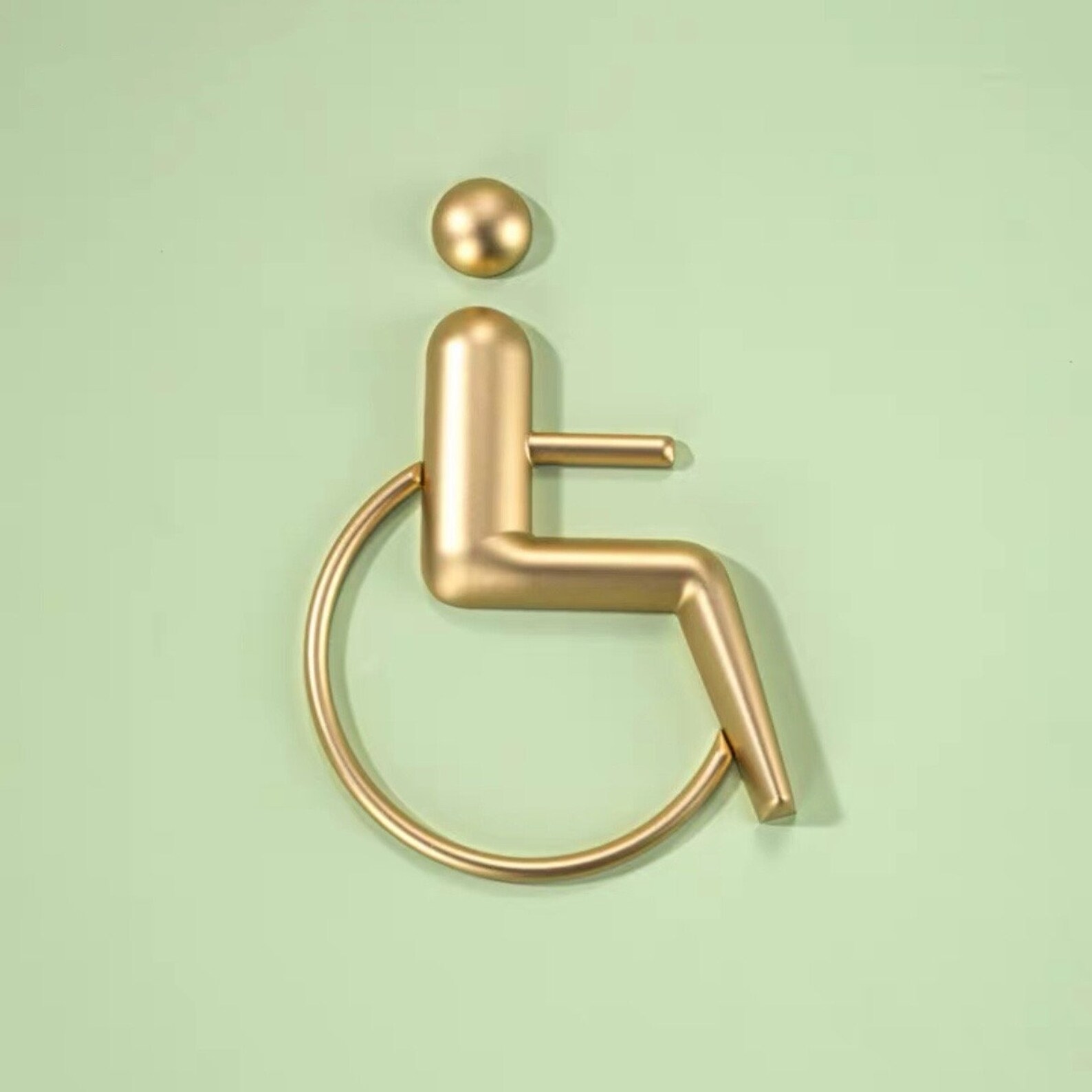 Luxury 3d Metal Washroom Sign, Bathroom Sign, Restroom Sign, Toilet ...